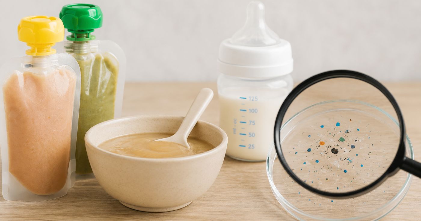 Lo studio di Greenpeace trova microplastiche nel cibo per bambini di ...