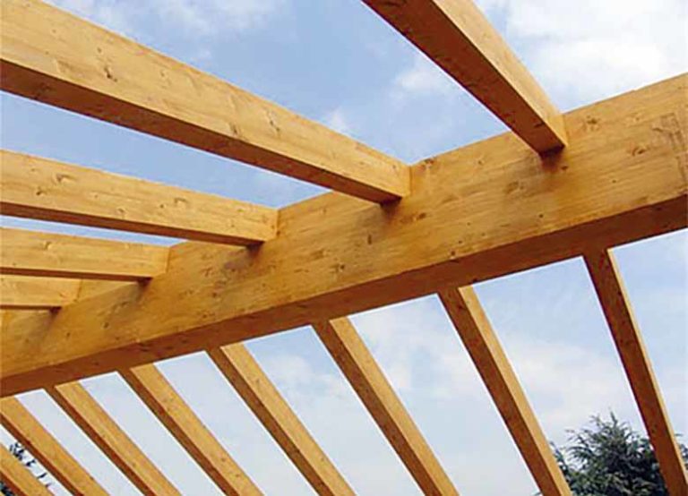 Tetti in legno lamellare - Coperture in legno- Tetti in bioedilizia Ambiente Bio